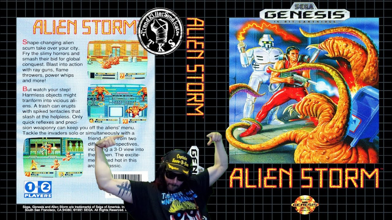 Alien Storm Sega Genesis #retrogaming #retrogames - YouTube