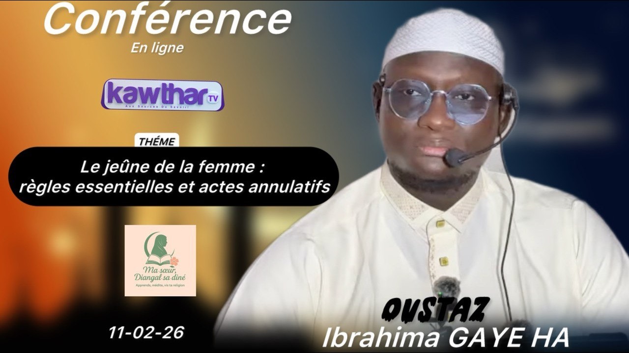 ⭕️DIRECT Conférence2 MSDSD/ Oustaz Ibrahima Gaye/Le jeûne de la femme ...
