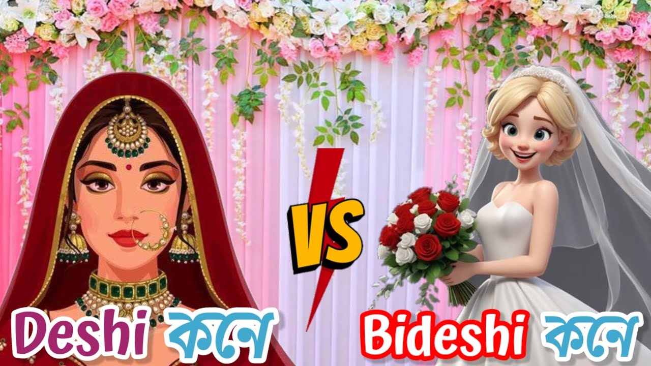 Deshi কনে VS Bideshi কনে।Deshi Bride Vs Bideshi Bride👰🤣🤣#Oliviatalks # ...
