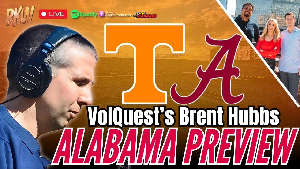 VolQuest's Brent Hubbs: Tennessee vs. Alabama preview - YouTube
