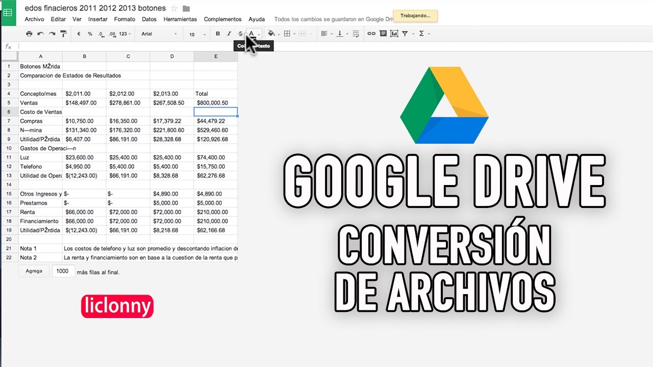 Google Drive. ¿Cómo convertir Archivos al formato Google Docs ...