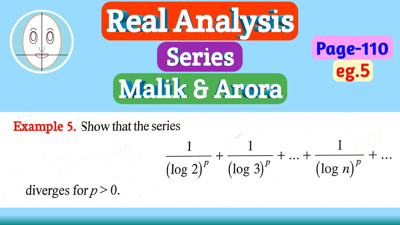 Real Analysis | Series | Page-110 | Example-5 | Solution - YouTube