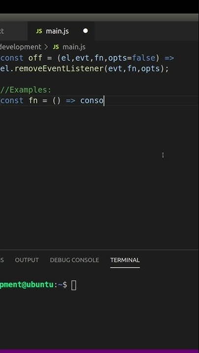 Removes an event listener from an element in JavaScript #Shorts - YouTube