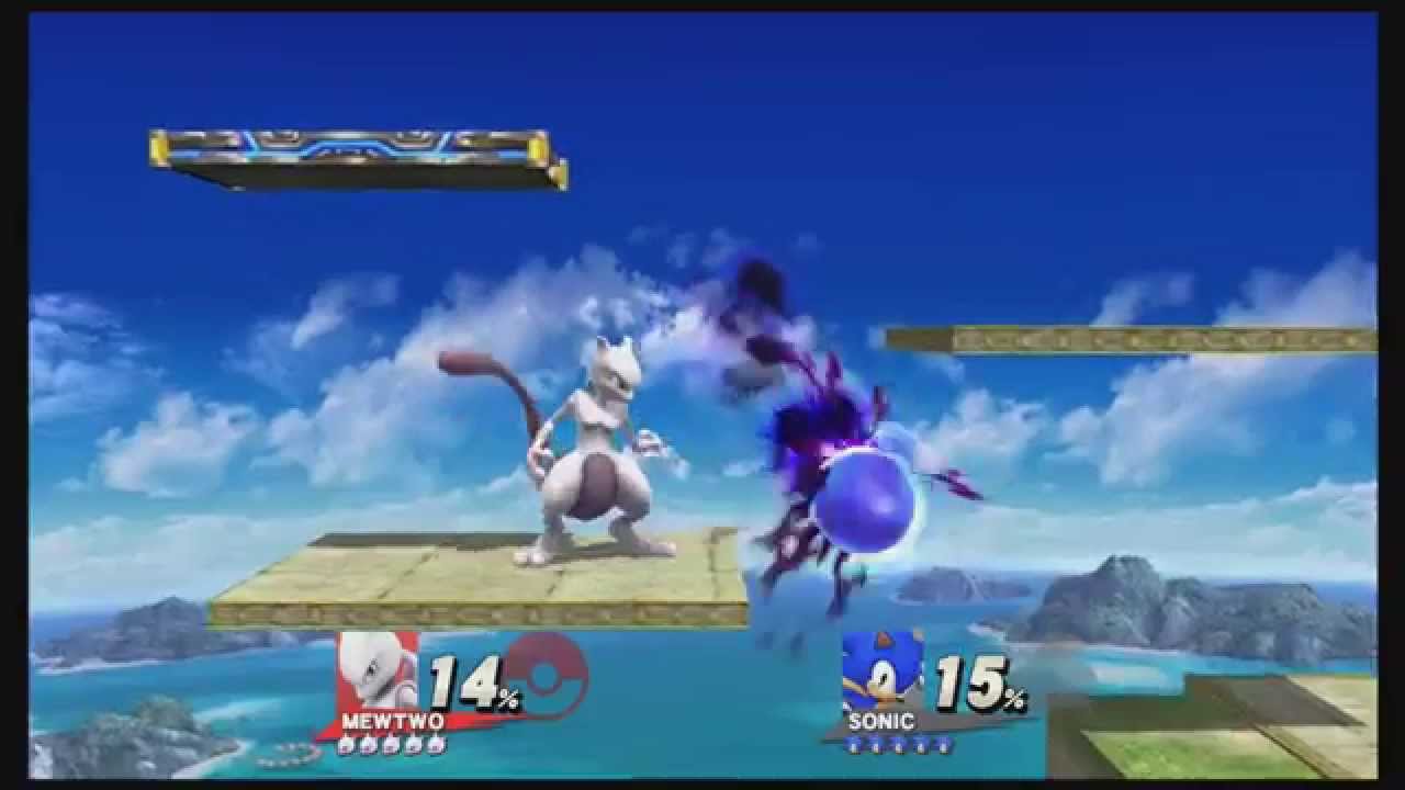 Mewtwo Vs Sonic The Hedgehog - Super Smash Bros For Wii U Gameplay ...