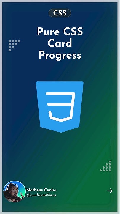 Pure CSS Card Progress Hover - YouTube