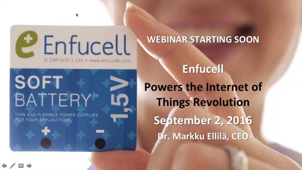 Enfucell - Powers the Internet of Things Revolution - YouTube