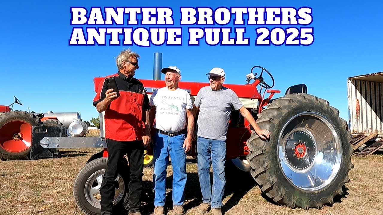 Banter Brothers antique tractor pull 2025 - YouTube