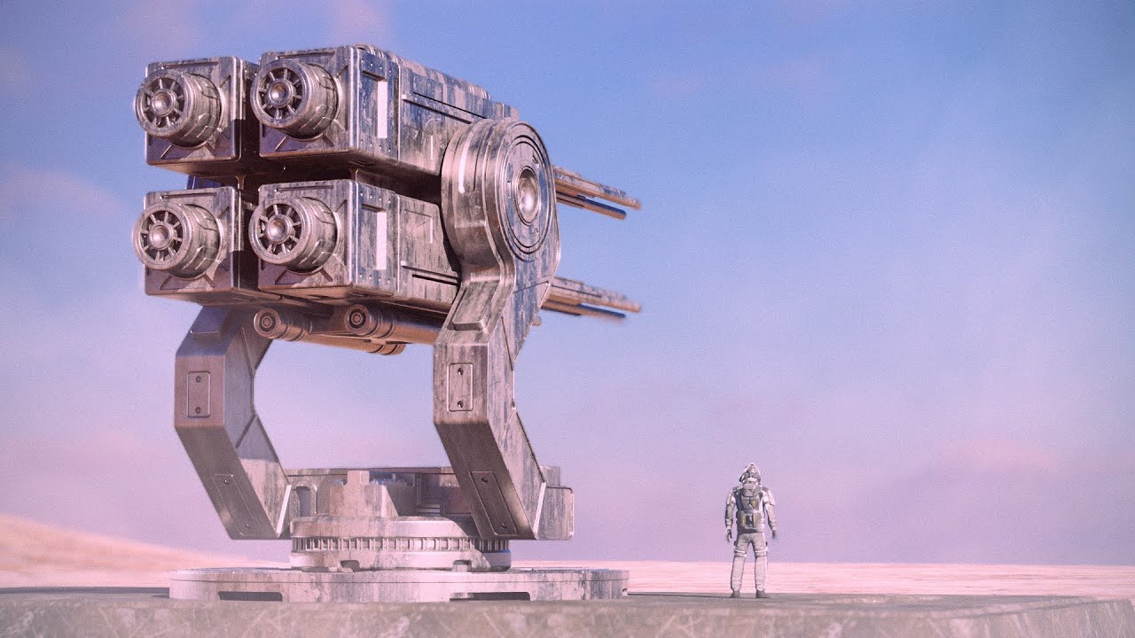 Hard Surface Modeling a Laser Turret | Plasticity - YouTube
