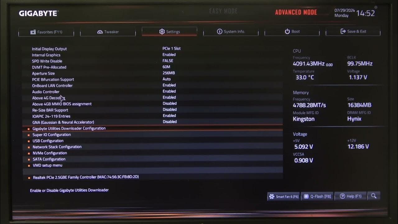 How To Enable & Disable Gigabyte Utility Installer On Gigabyte Eagle Series Motherboard - YouTube