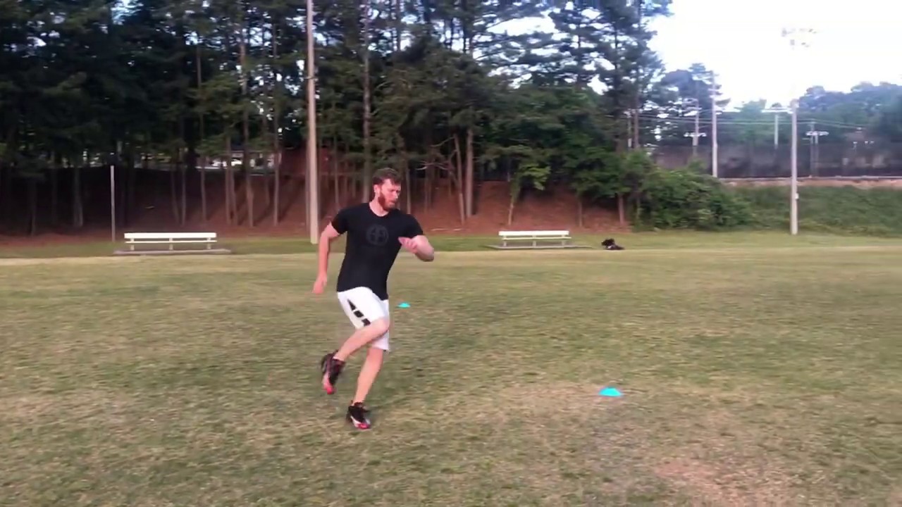 40 yard Square Drill-Single Leg Hops - YouTube