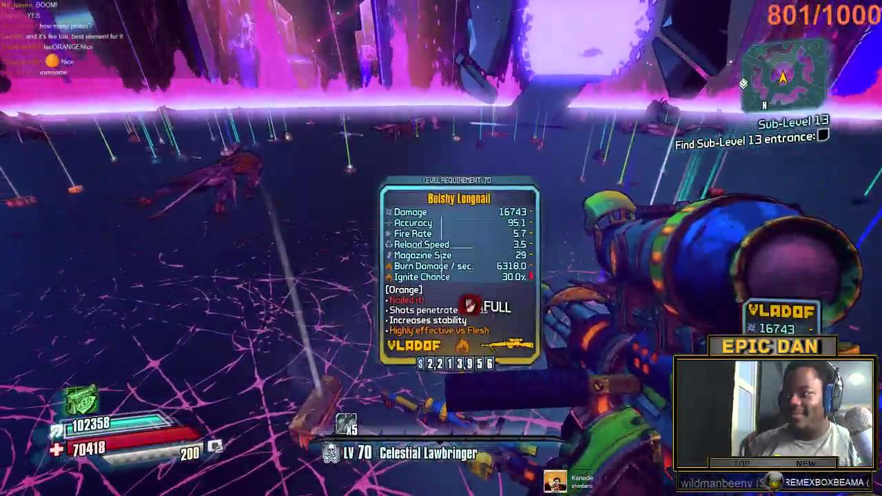 Borderlands The Pre-Sequel ! : Triple Legendary Drop From Invincible ...