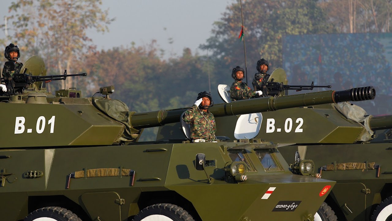 အိန္ဒိယက စစ်ကောင်စီကို အမြောက်ပြောင်းတွေ ပေးပို့ Youtube