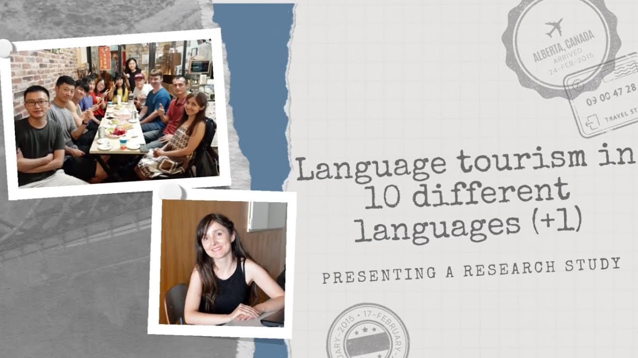 Polyglot presents study on language tourism in 10 (+1) languages - YouTube