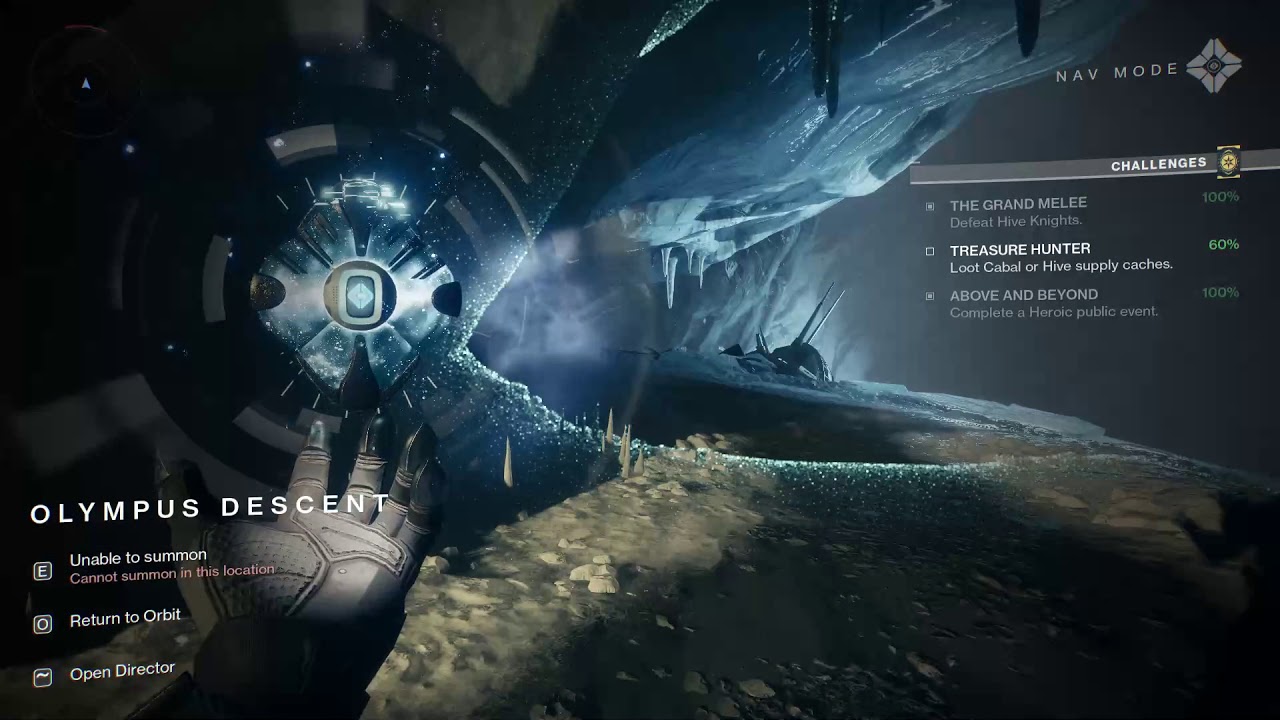 Destiny 2 - Descent Cavern Warsat - Override Frequency Location - YouTube