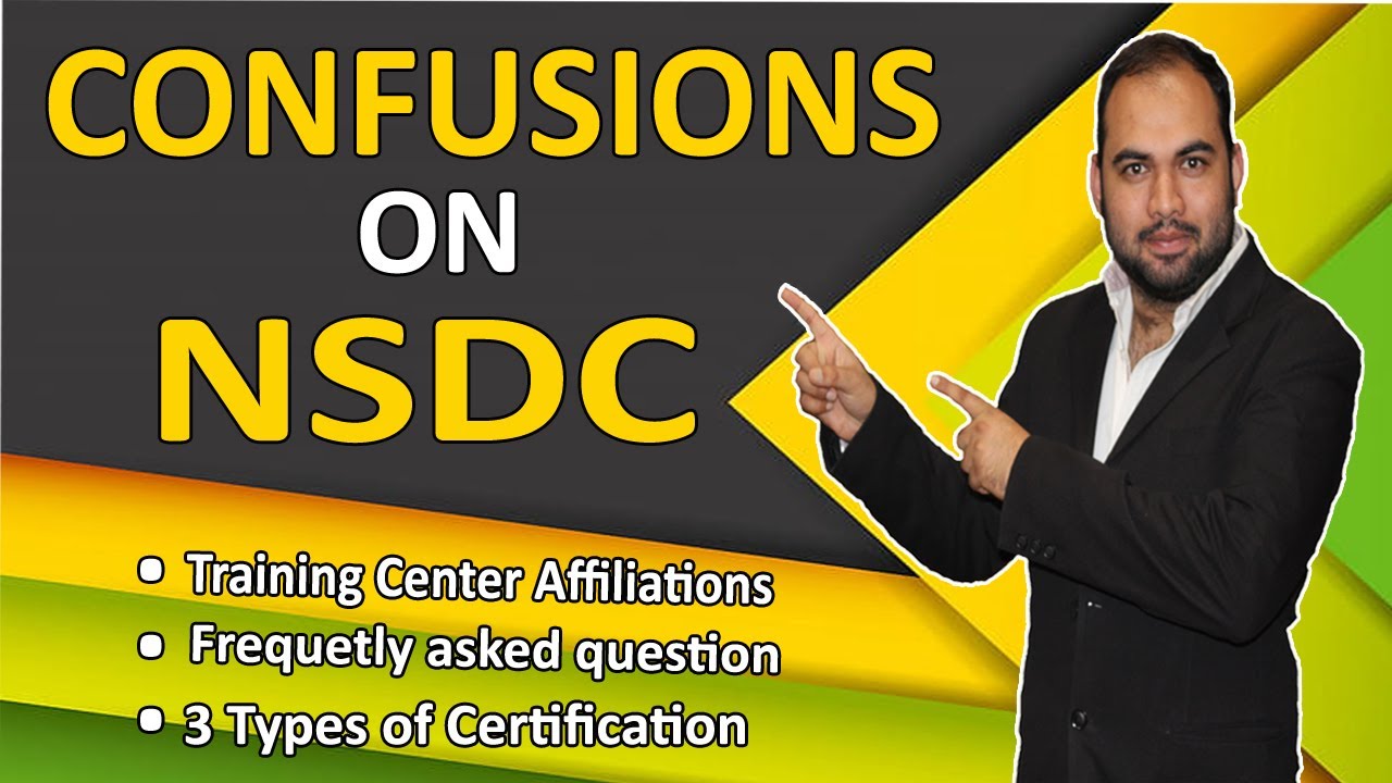 Confusion on NSDC training center | NSDC affiliation and center ...