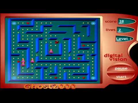 Ghost 2000 (2000 Pac-Man Flash Game) Gameplay - YouTube