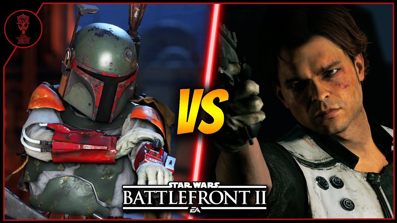 Sweaty Han Solo VS Toxic Boba Fett! Star Wars Battlefront 2 Heroes Vs ...
