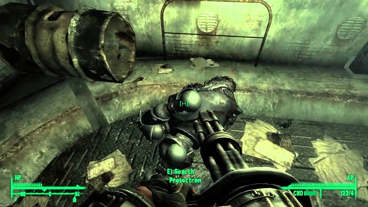 Fallout 3 - E10 - Da Power of Da Mini Gun - YouTube