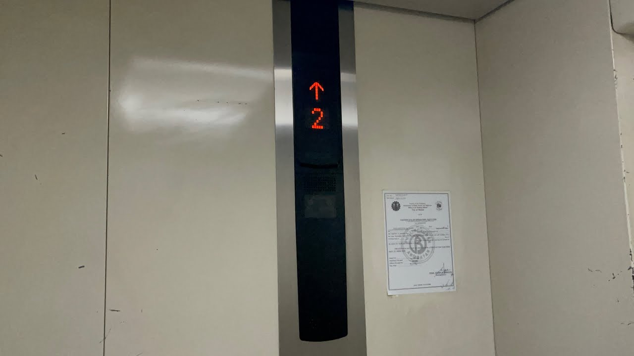 Mitsubishi elevator at Cash & Carry Mall, Makati, Philippines - YouTube