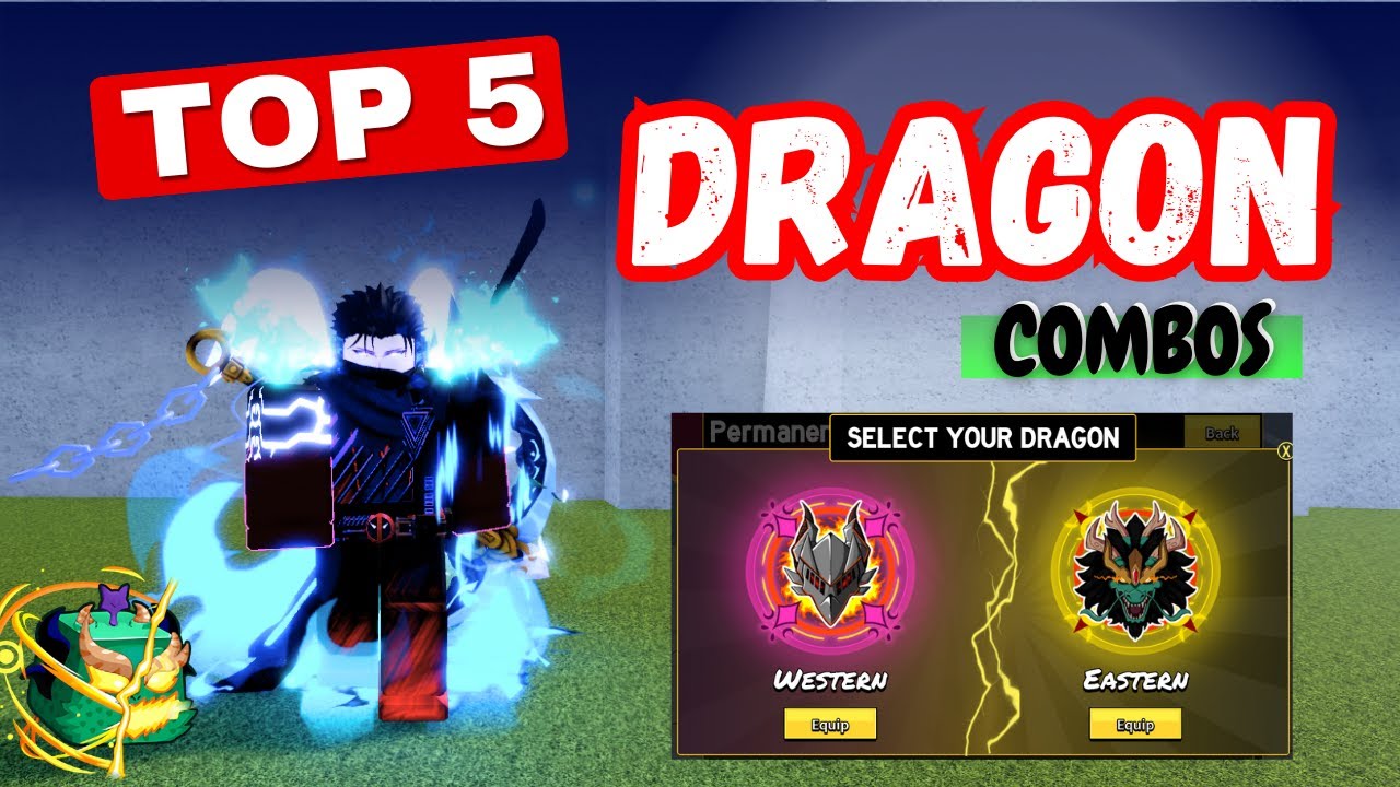 5 Best Dragon Combo for Beginners in Blox Fruits! Fast, Easy, One Shot ...