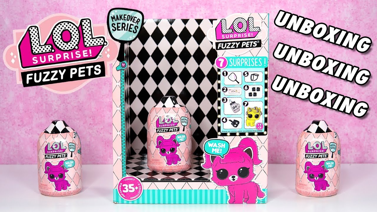 LOL Surprise Fuzzy Pets L.O.L Makeover Series 5 Unboxing - YouTube