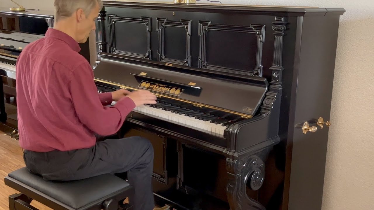 Klavier Gebr. Knake (verkauft) - YouTube