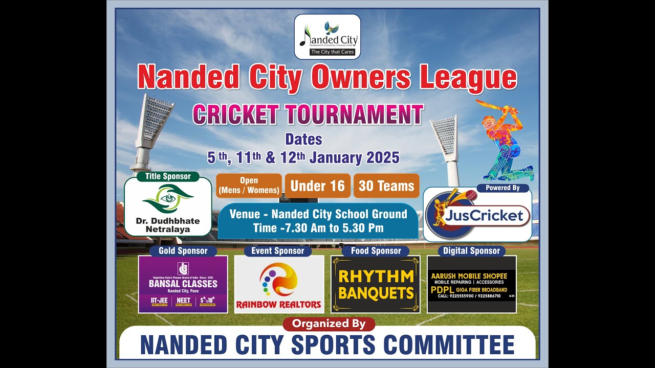 NANDED CITY OWNERS LEAGUE- DAY 3 - YouTube