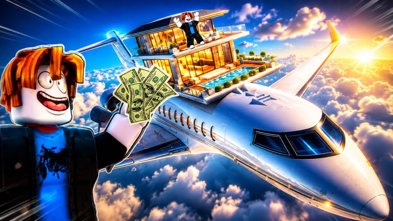 I Built Most Expensive Private Jet in Roblox - YouTube
