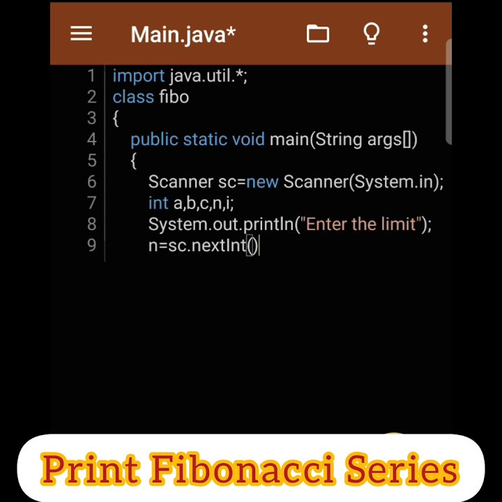 Print Fibonacci Series In Java😊👍🤗 Shorts Java Javaprogramming Youtubevideo Youtube