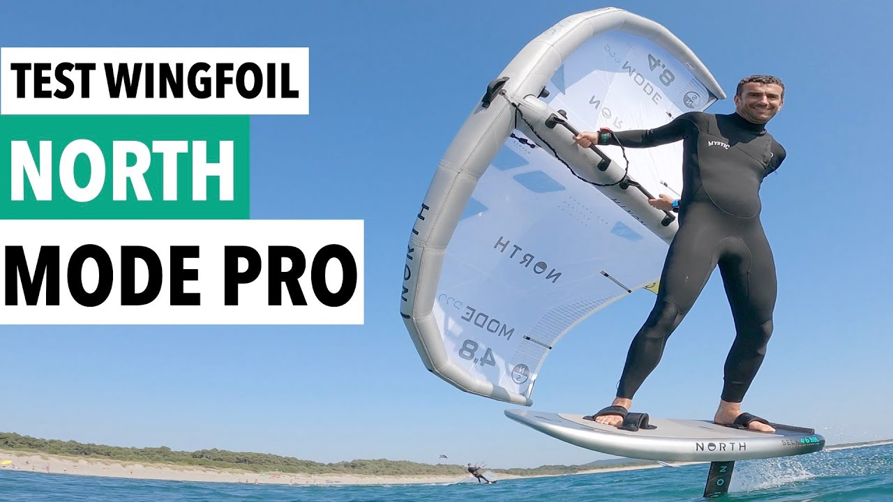 Test wing foil la North Mode Pro et son tissu de bord d'attaque ...