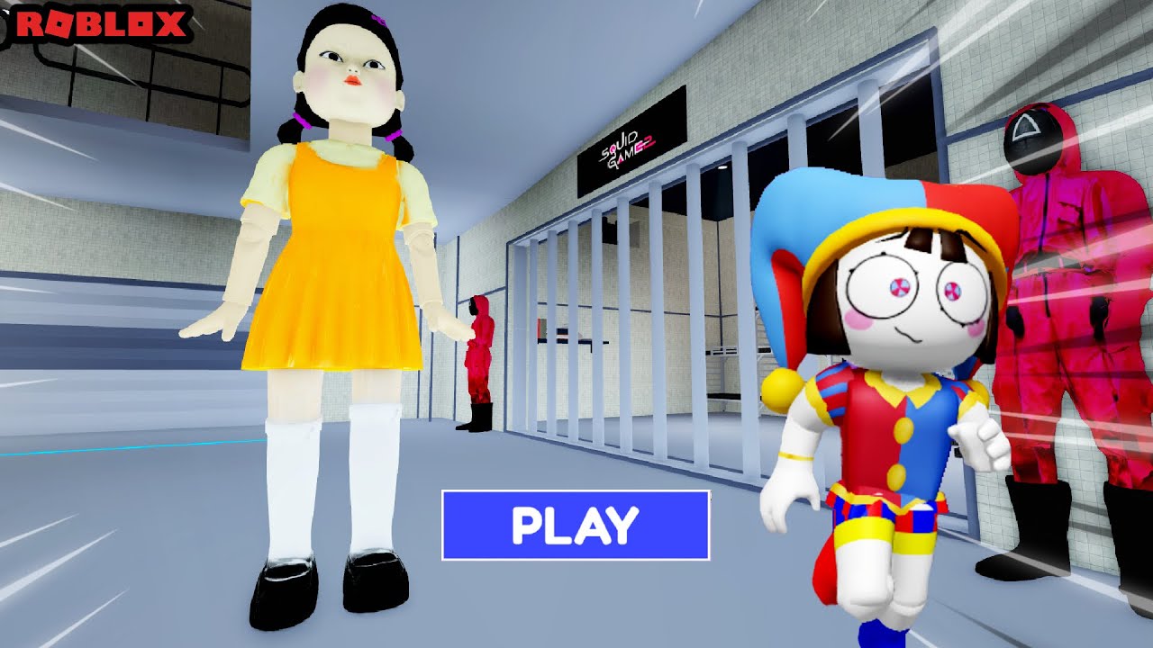 SQUID GAME 2 PRISON RUN! POMNI ESCAPE ROBLOX (OBBY) - YouTube