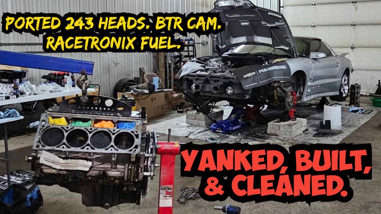 Building my 00 Trans Am. Pulled the engine! Heads/cam/fuel system, and ...