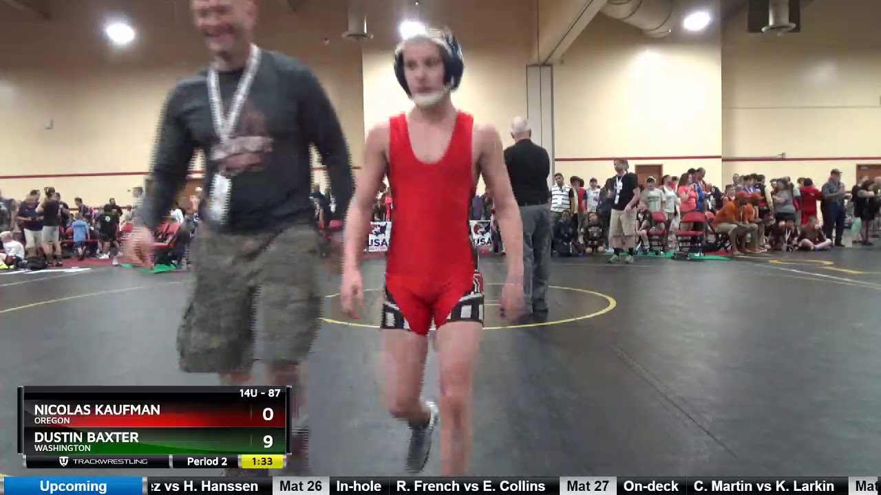 14U 87 Nicolas Kaufman Oregon Vs Dustin Baxter Washington - YouTube