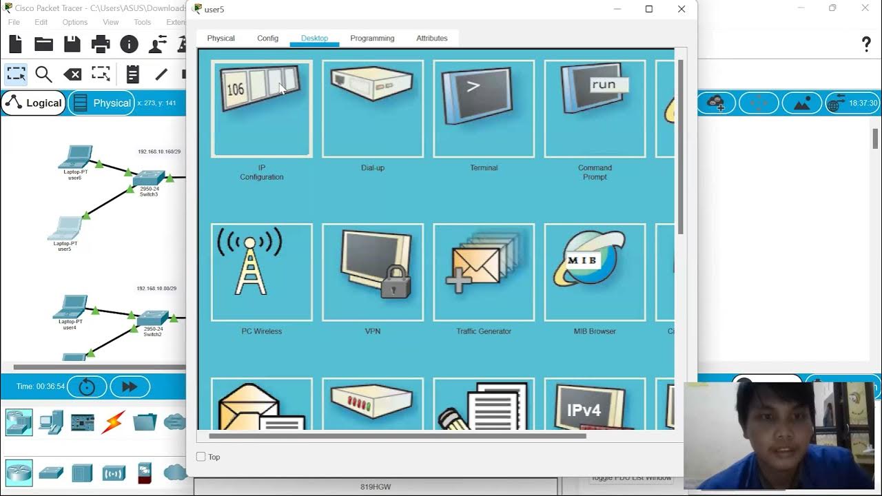 LAN MAN and WAN network topology simulation tutorial using cisco packet tracer - YouTube