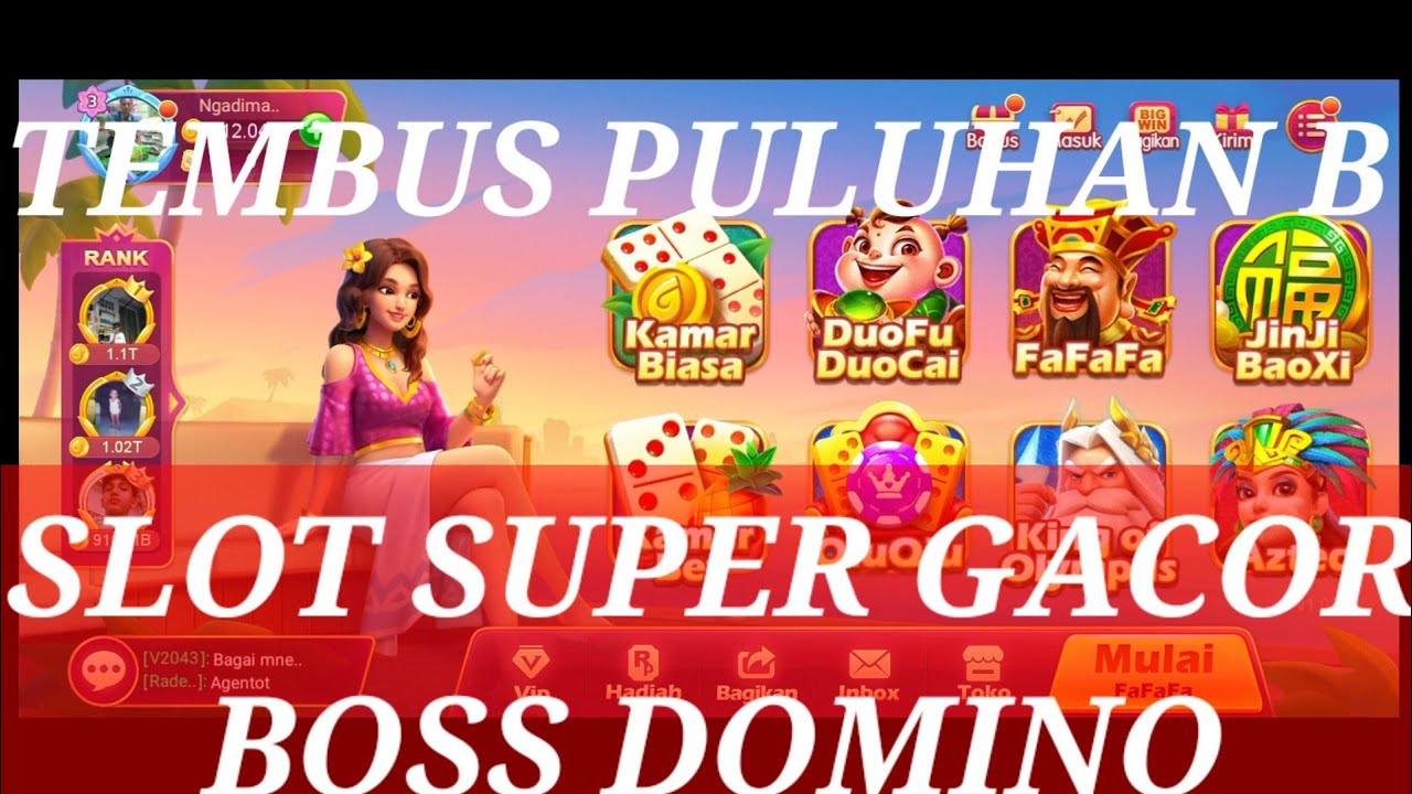 MAIN DI BOOSS DOMINO 😄😄 SLOT SUPER GAJOR TEMBUS PULUHAN B😍😍 - YouTube
