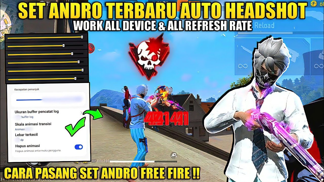 BRUTAL⚡SET ANDRO FF TERBARU 2024‼️CARA BUAT DAN PASANG SET ANDROID AUTO ...