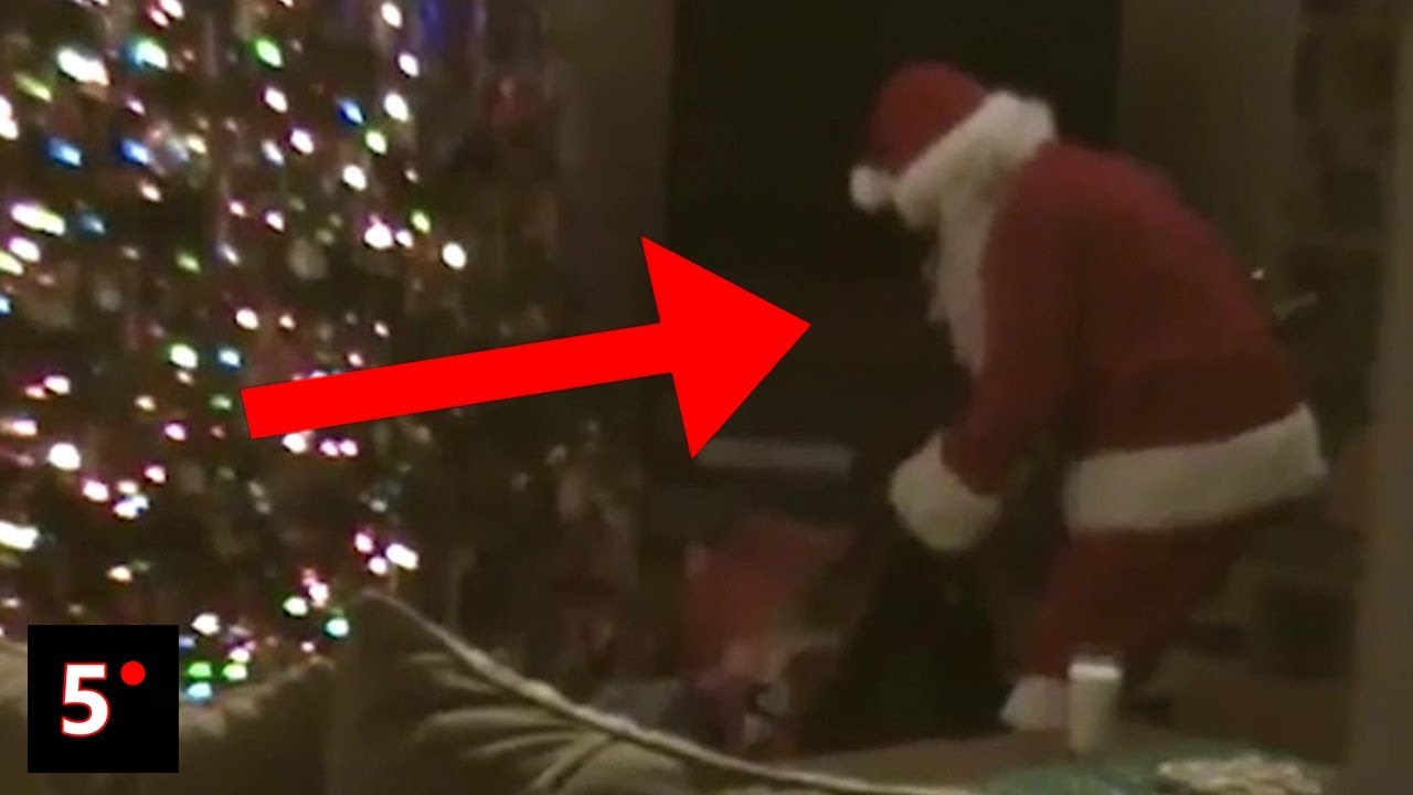 Top 5 Live | Santa Claus CAUGHT IN THE ACT! - YouTube