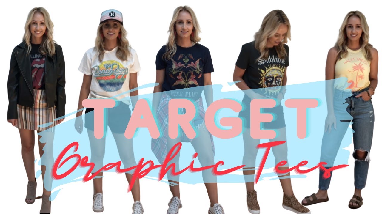 Target Graphic Tee Haul | Summer 2020 - YouTube