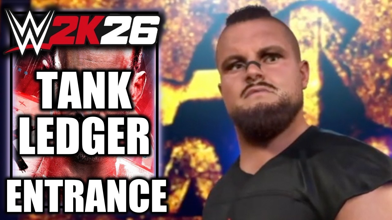 WWE 2K26 Tank Ledger Entrance Cinematic - YouTube