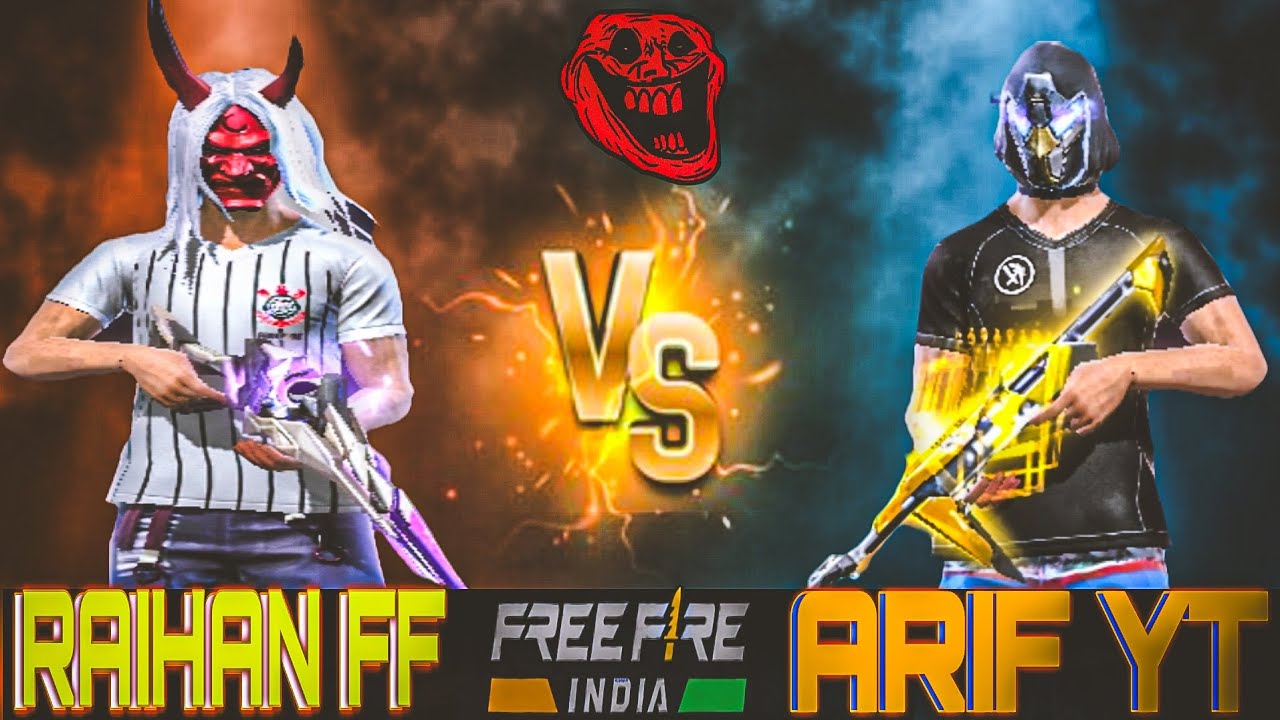 ARIF YT 👿 VS RAIHAN FF 💀 1 VS 1 THE BEST GAME 🎯 PLAY ⏯️#onepiceytu ...