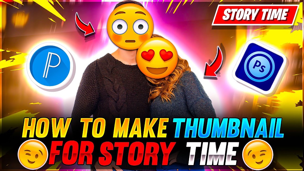 How To Make Story Time Thumbnails On Android | Ps Cc | 2021 - YouTube