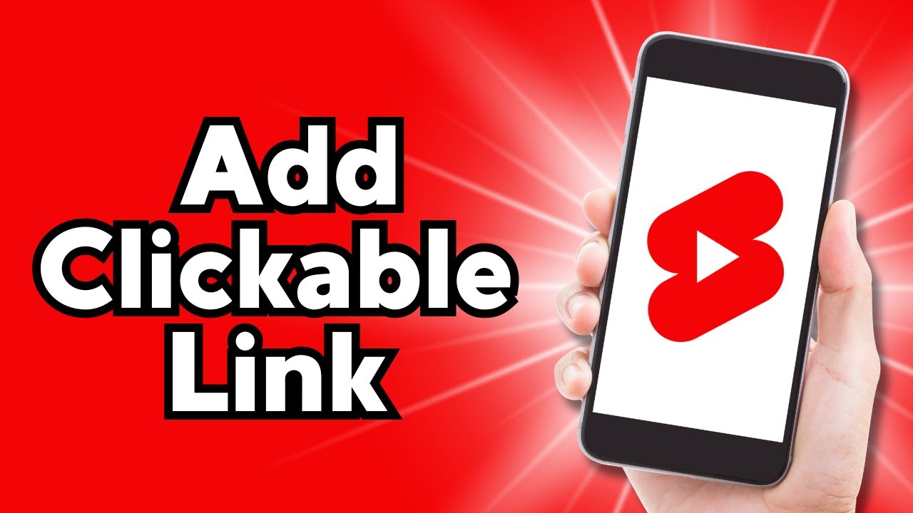 How to Add Clickable Link in YouTube Shorts - YouTube