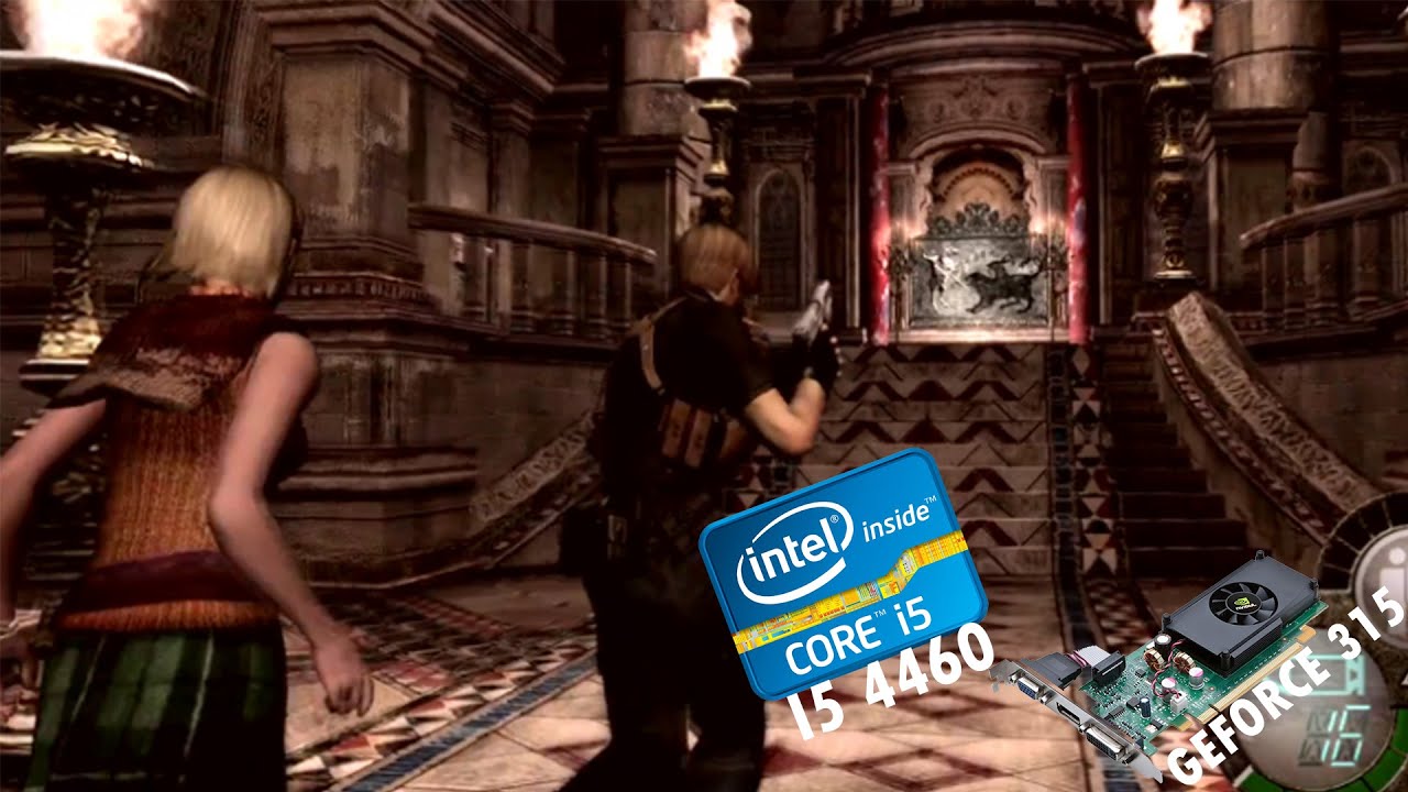RE4 UHD Edition - [ I5-4460 Geforce 315 ] - YouTube