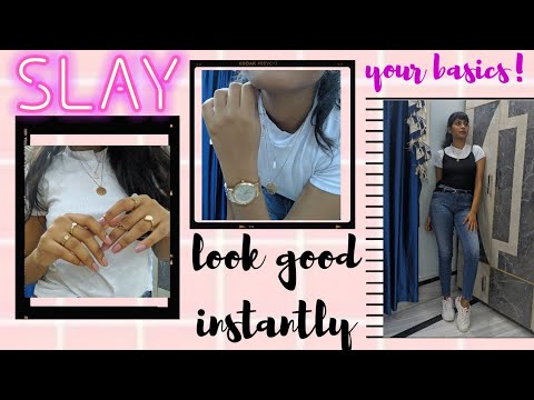 10 ways to make your BASIC OUTFIT look CUTE!! / Look good instantly ...