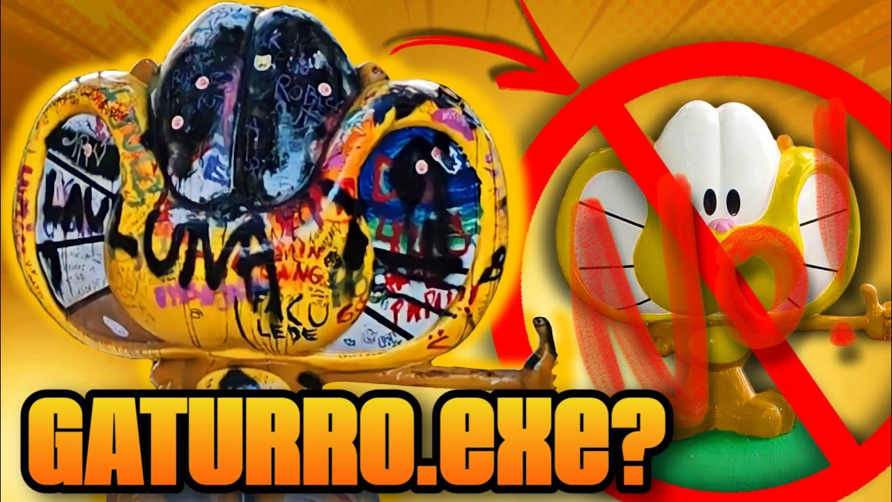 ¿QUIEN ES GATURRO Y POR QUE TODOS LO ODIAN? | VANDALIZAN la ESTATUA de ...