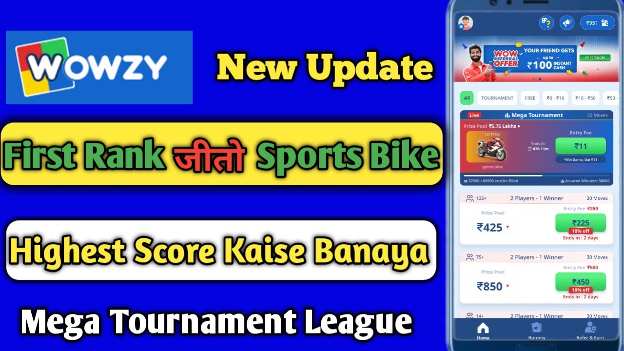 Wowzy Ludo Mega Tournament Win trick || Wowzy Mega Tournament Win ...