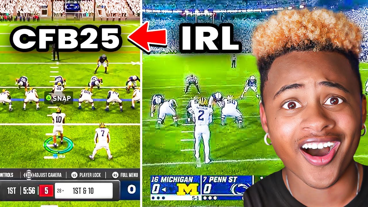 CFB 25 Recreates “Mo Bamba” PENN STATE Vs MICHIGAN - NEW Sights ...