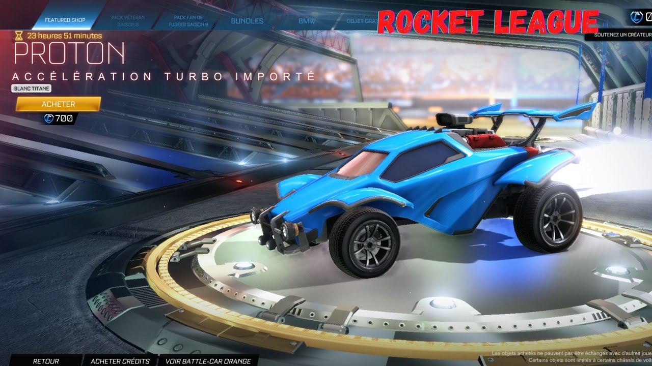 *NEW* PROTON TURBO AUTO BOUTIQUE 28 JANVIER 2023 ROCKET LEAGUE ITEM ...