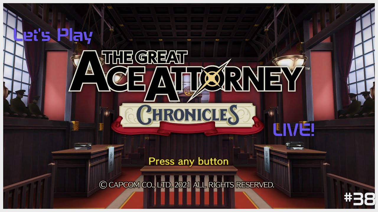 OBJECTION! | Let's Play The Great Ace Attorney Chronicles LIVE! - Part ...