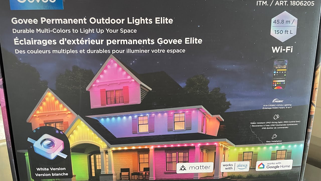Unboxing Govee Permanent Outdoor Lights Elite - YouTube